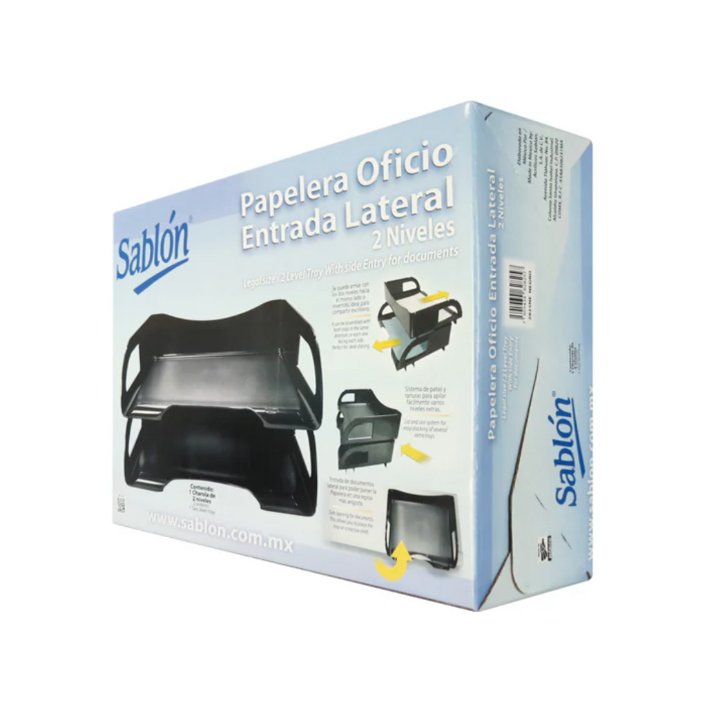 Charolas Portadocumentos 2 Niveles Marca Sablon – Stock México