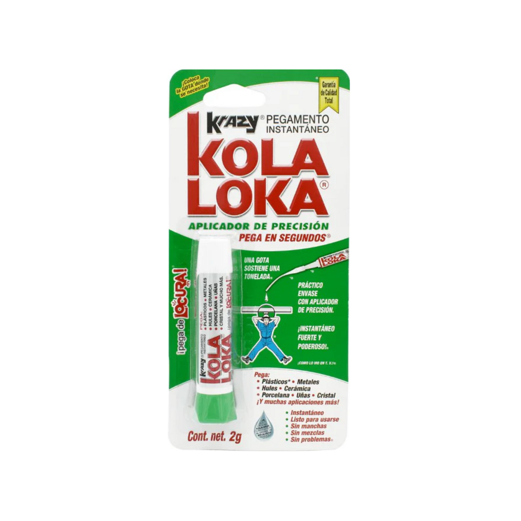 Kola Loka Pegamento Instantáneo Gotero 2 g – Stock México