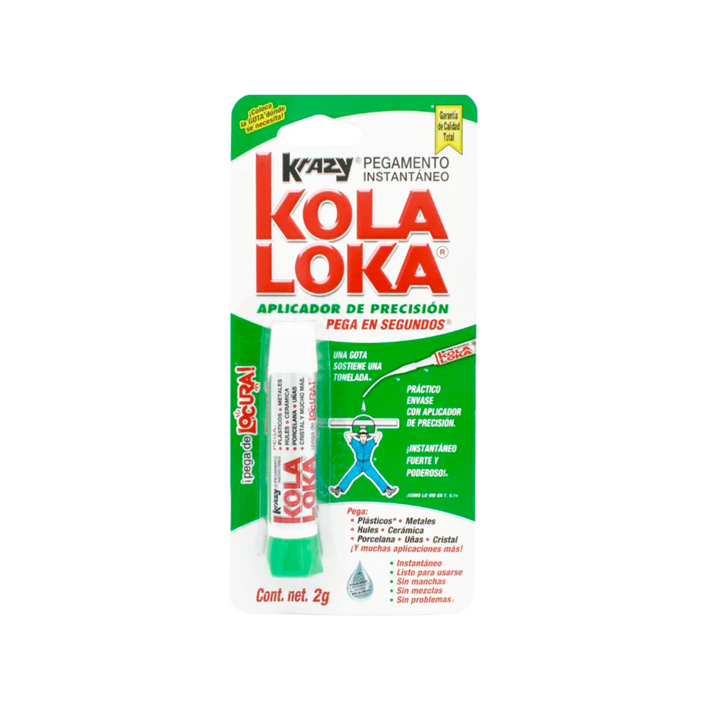 Kola Loka Pegamento Instantáneo Gotero 2 g – Stock México