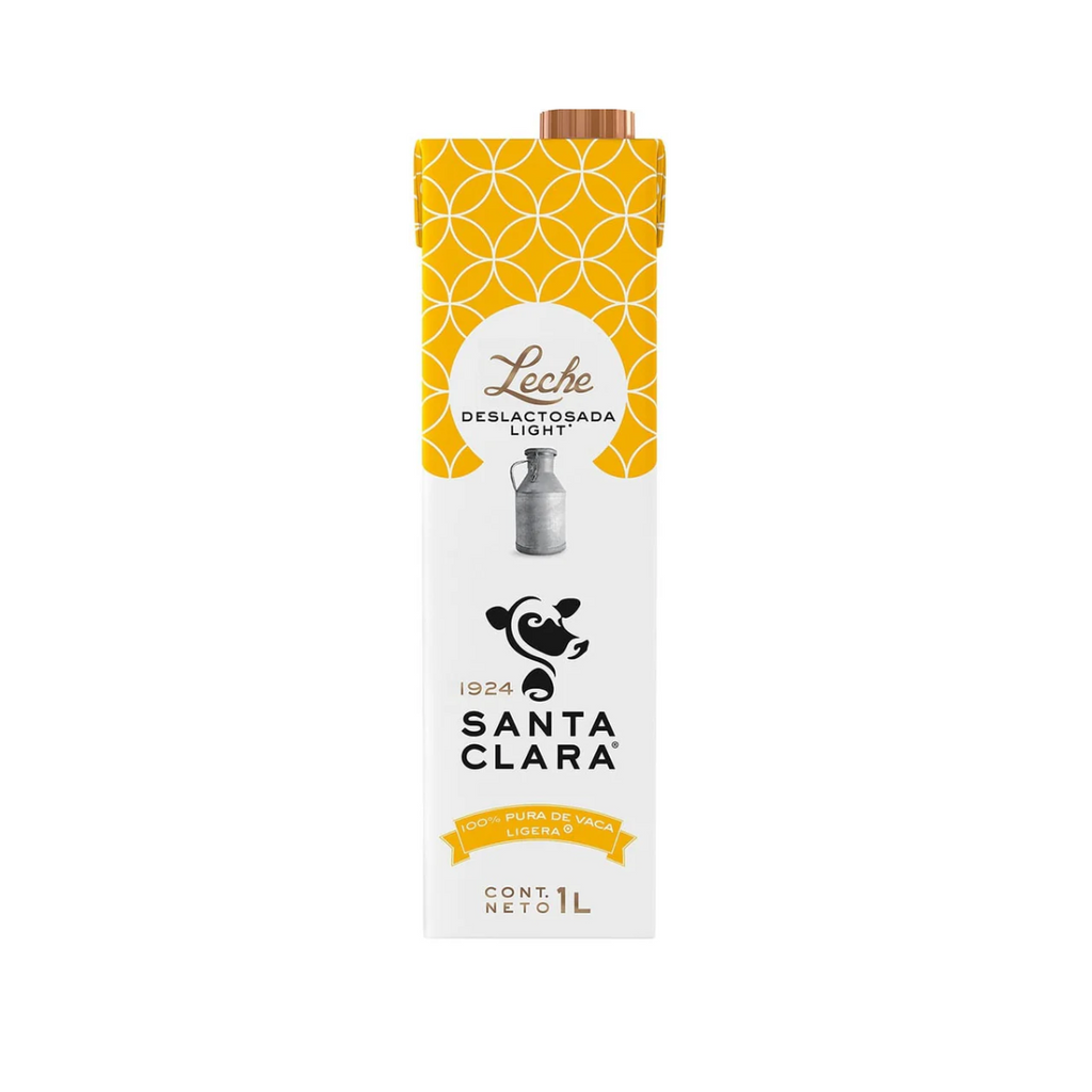 Leche Deslactosada Light 1 L Marca Santa Clara – Stock México