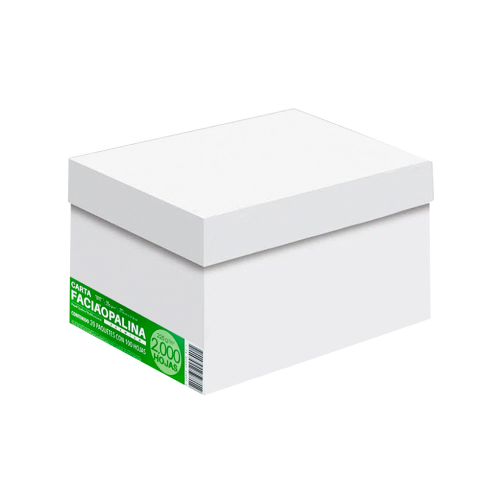 Papel Cartulina Para Impresión Facia Opalina Tamaño Carta 225g Marca ...