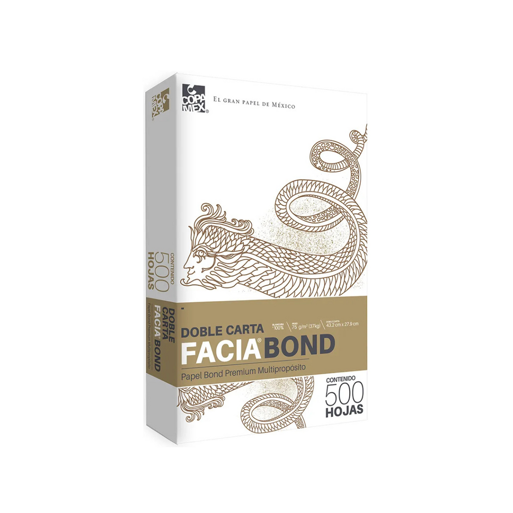 Papel Facia Tamaño Doble Carta Color Blanco Marca Copamex – Stock México