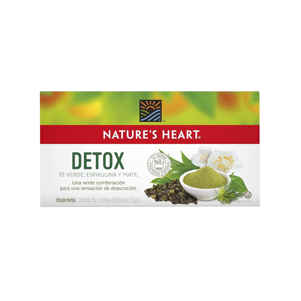Té Detox Marca Nature's Heart – Stock México
