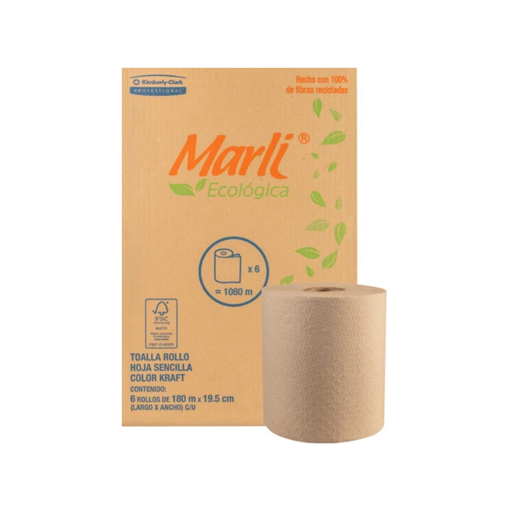 Toalla en Rollo Ecológica Marli 180 – Stock México